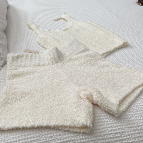 SKIMS | Intimates & Sleepwear | Skims Cozy Knit Boucl Shorts Tank Bone ...